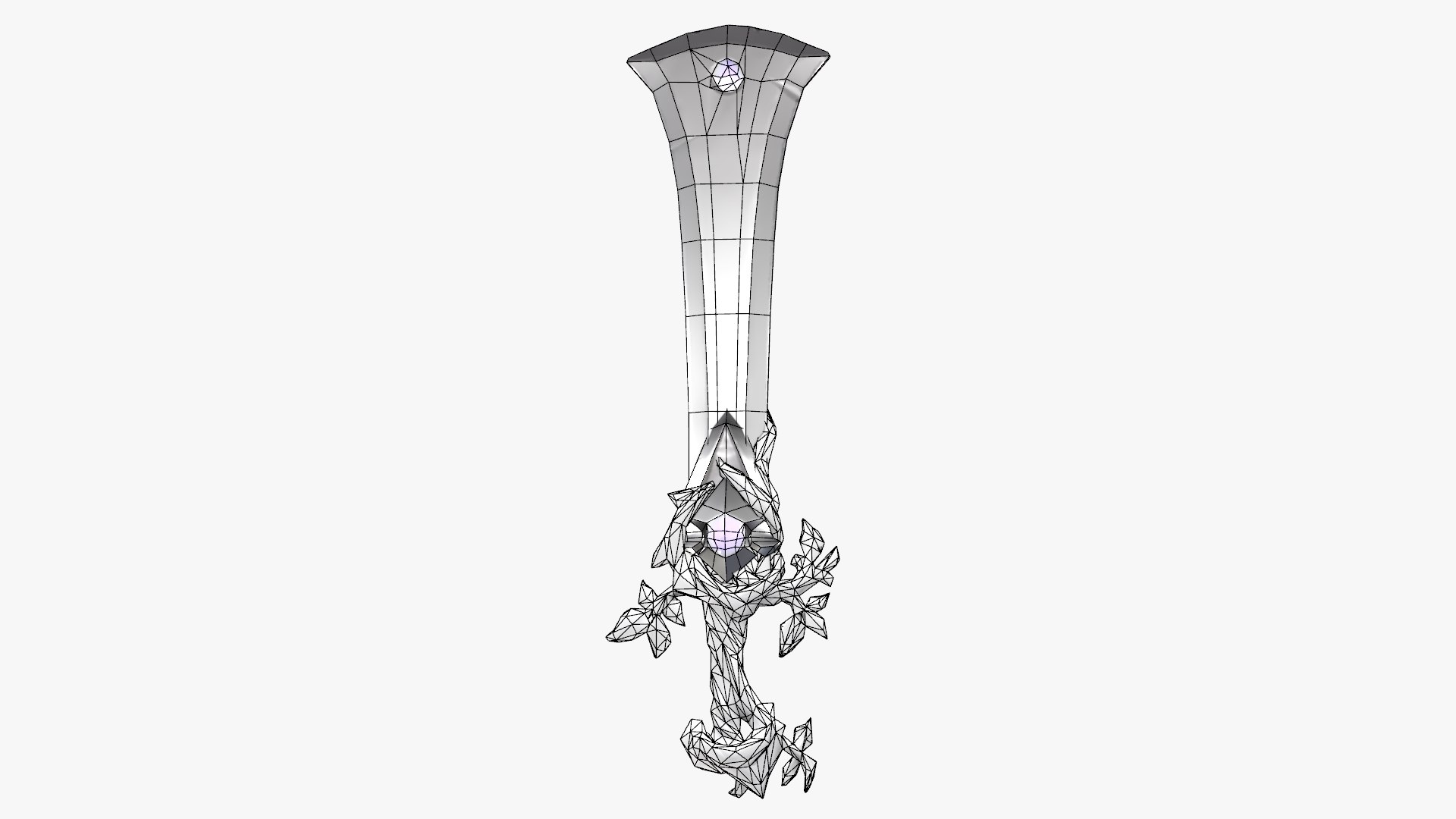 Stylized Fantasy RPG Sword Weapon Broadsword Buster Claymore Two Handed ...