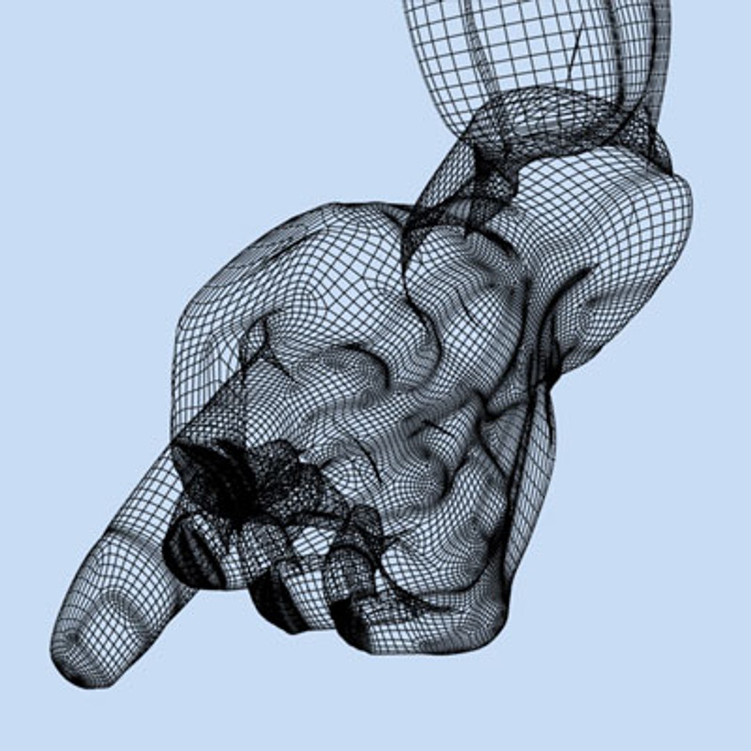 character hand 3d model
