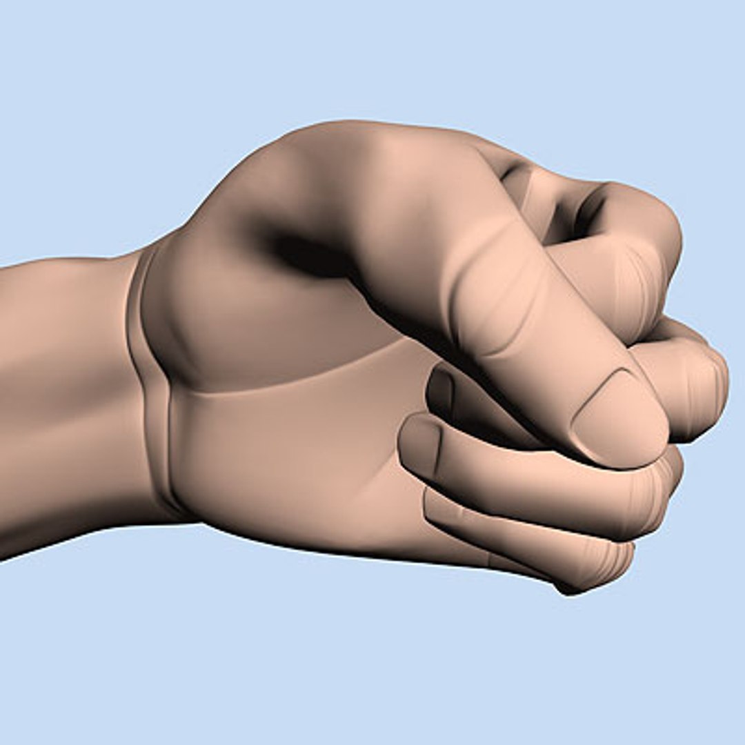 character hand 3d model