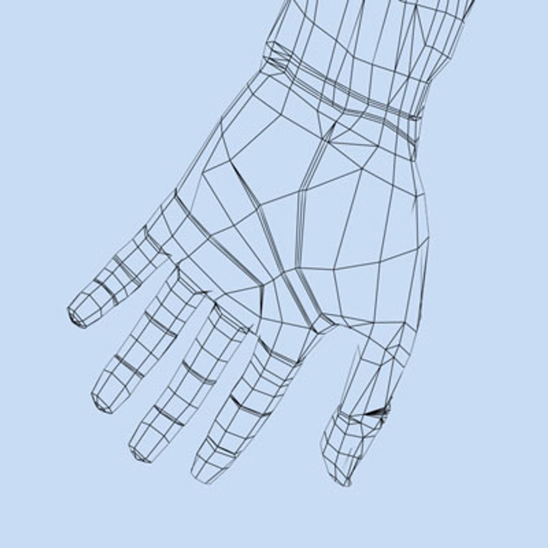 character hand 3d model