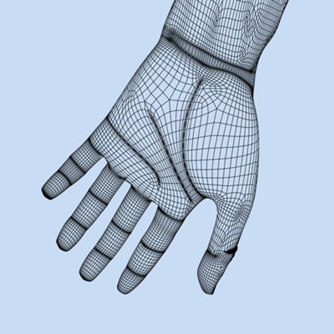 character hand 3d model