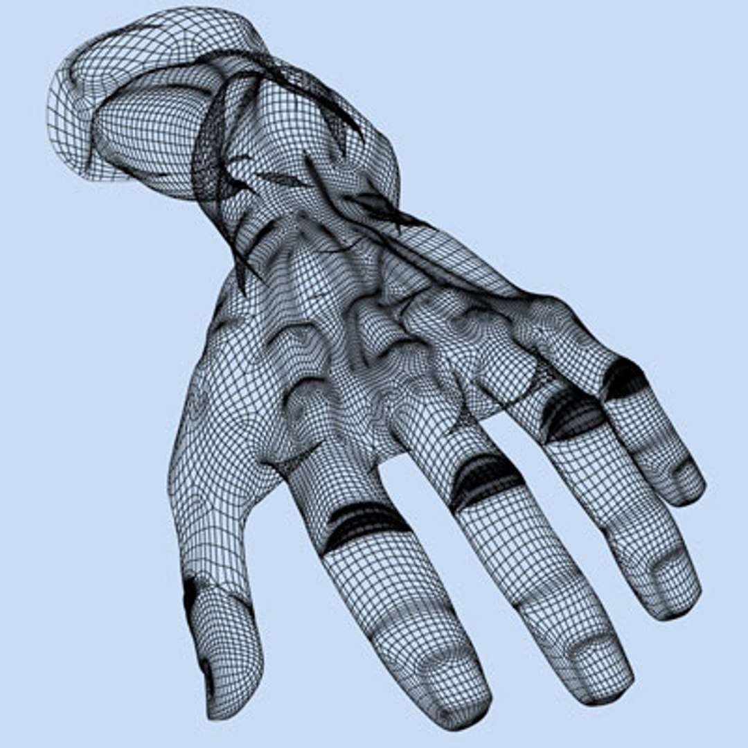 character hand 3d model