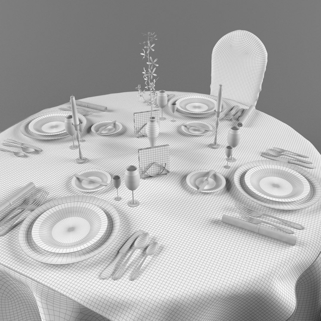3d Wedding Table