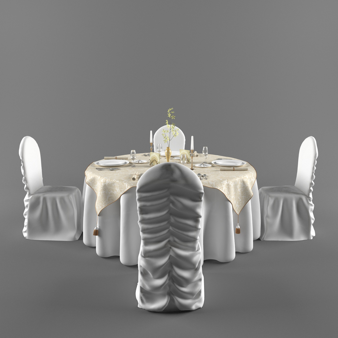3d Wedding Table