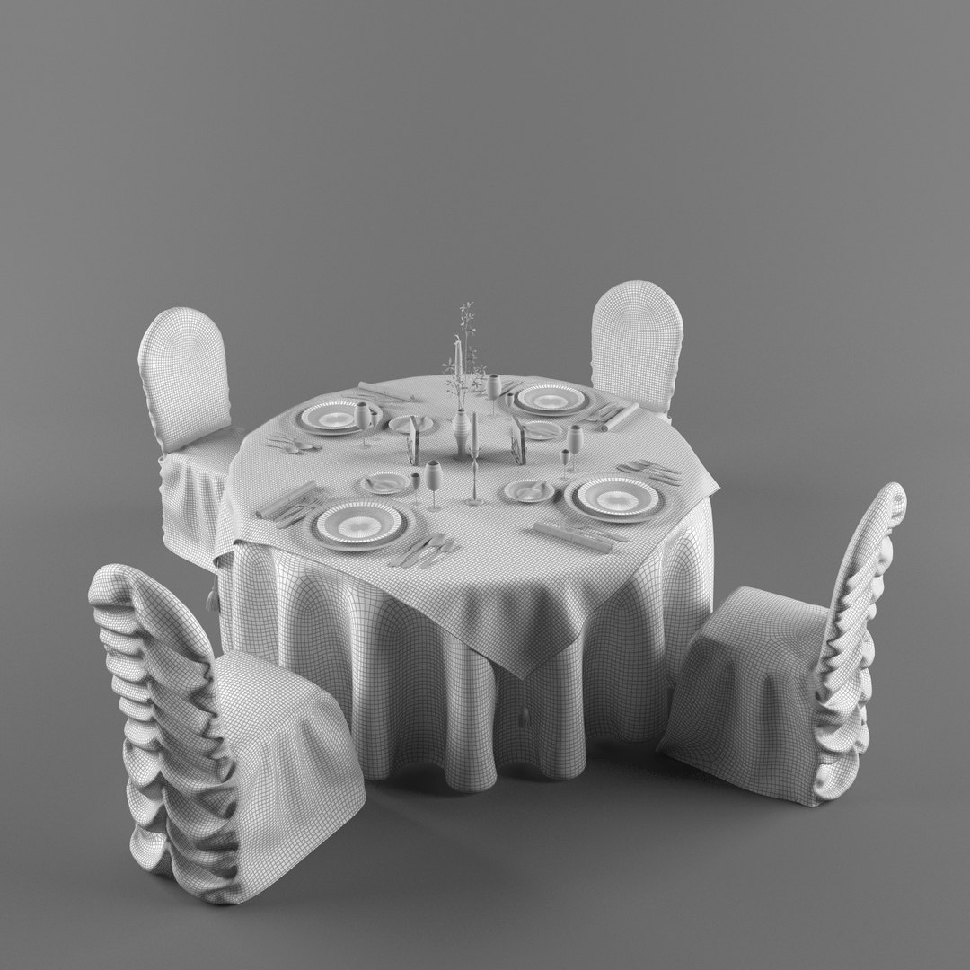 3d Wedding Table