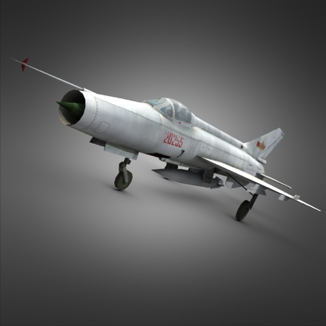 Max Chengdu J-7ii Fighter Jet