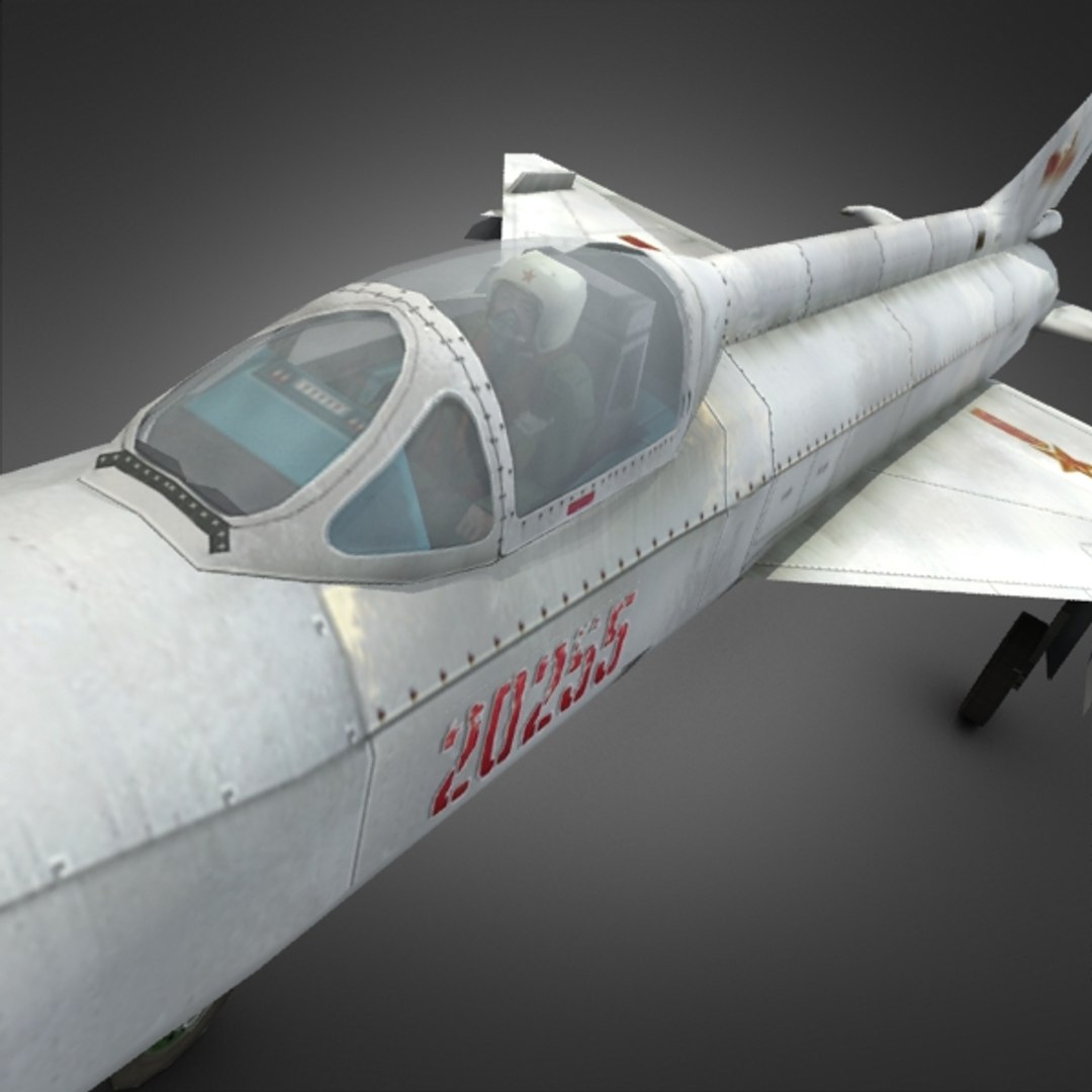 Max Chengdu J-7ii Fighter Jet