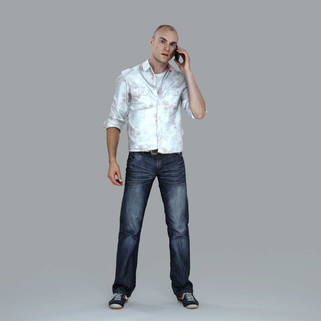 axyz normal human 3d max