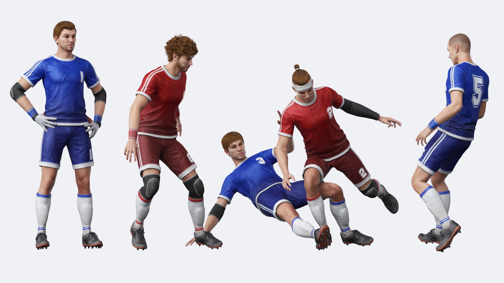 Soccer Player Model - TurboSquid 2387220