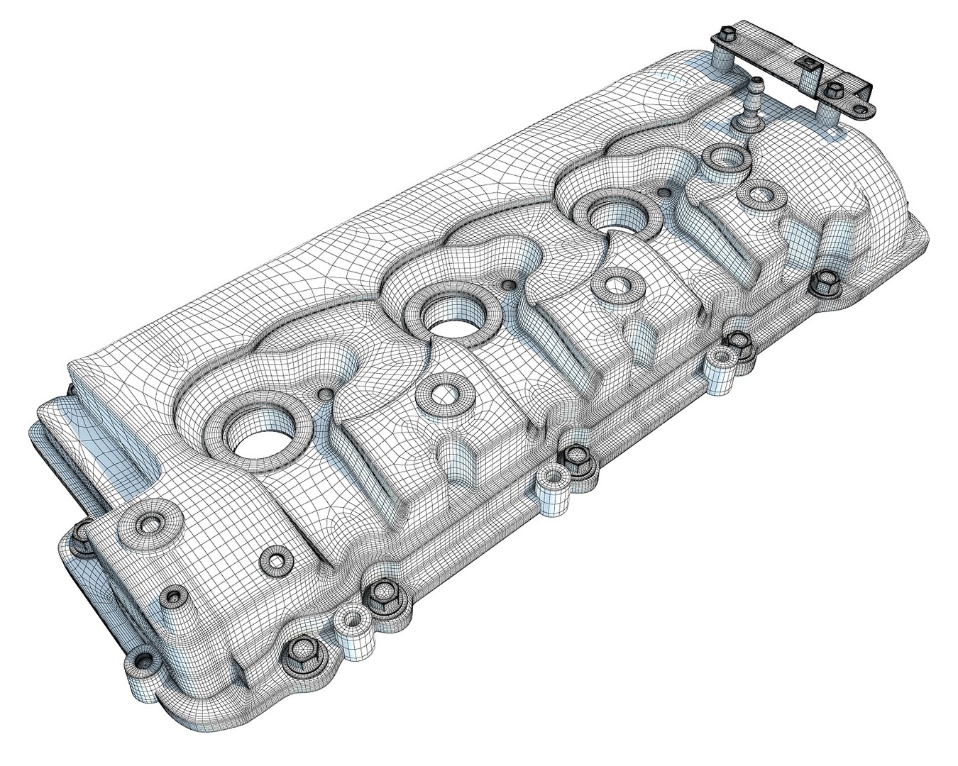 3D v6 engine head model - TurboSquid 1346366