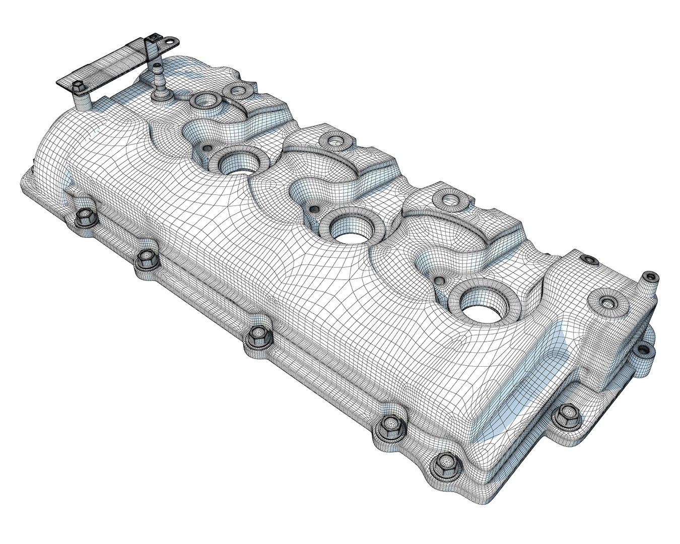 3D v6 engine head model - TurboSquid 1346366