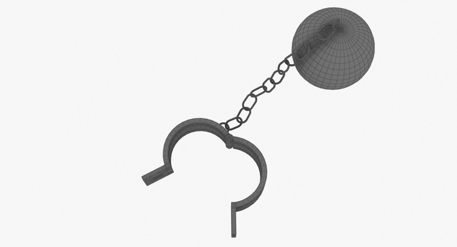 Prison Ball Chain Model - TurboSquid 1377147