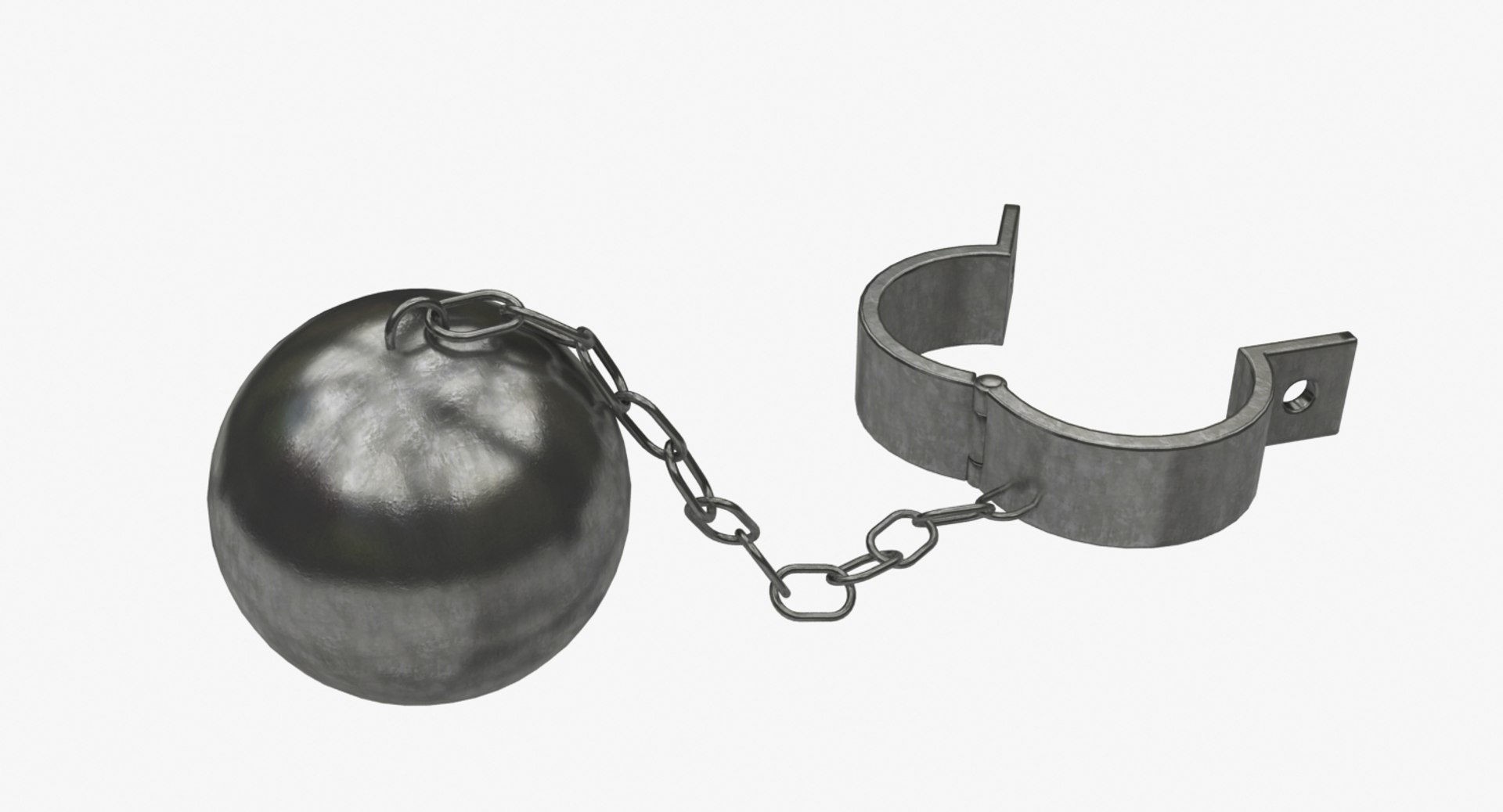 Prison Ball Chain Model - TurboSquid 1377147