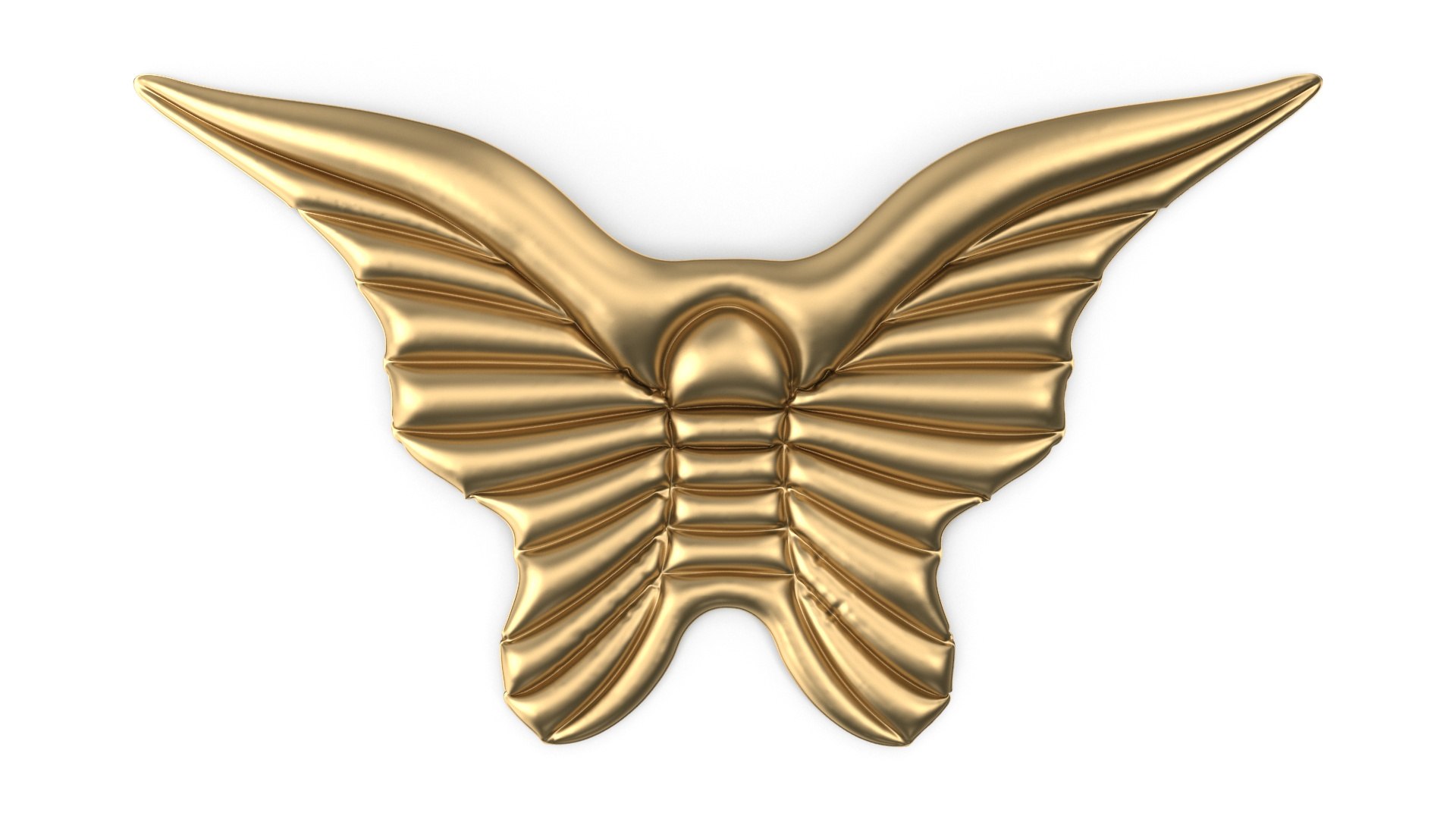 3D Model Gold Angel Wings Pool Float - TurboSquid 1756682