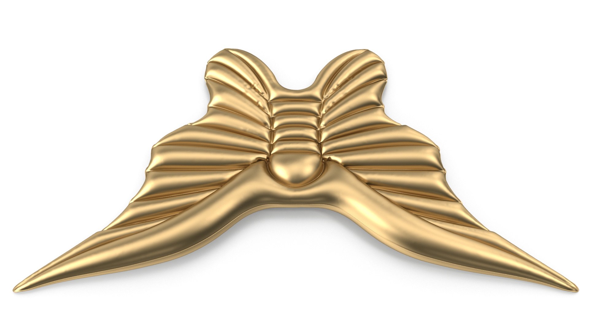 3D Model Gold Angel Wings Pool Float - TurboSquid 1756682