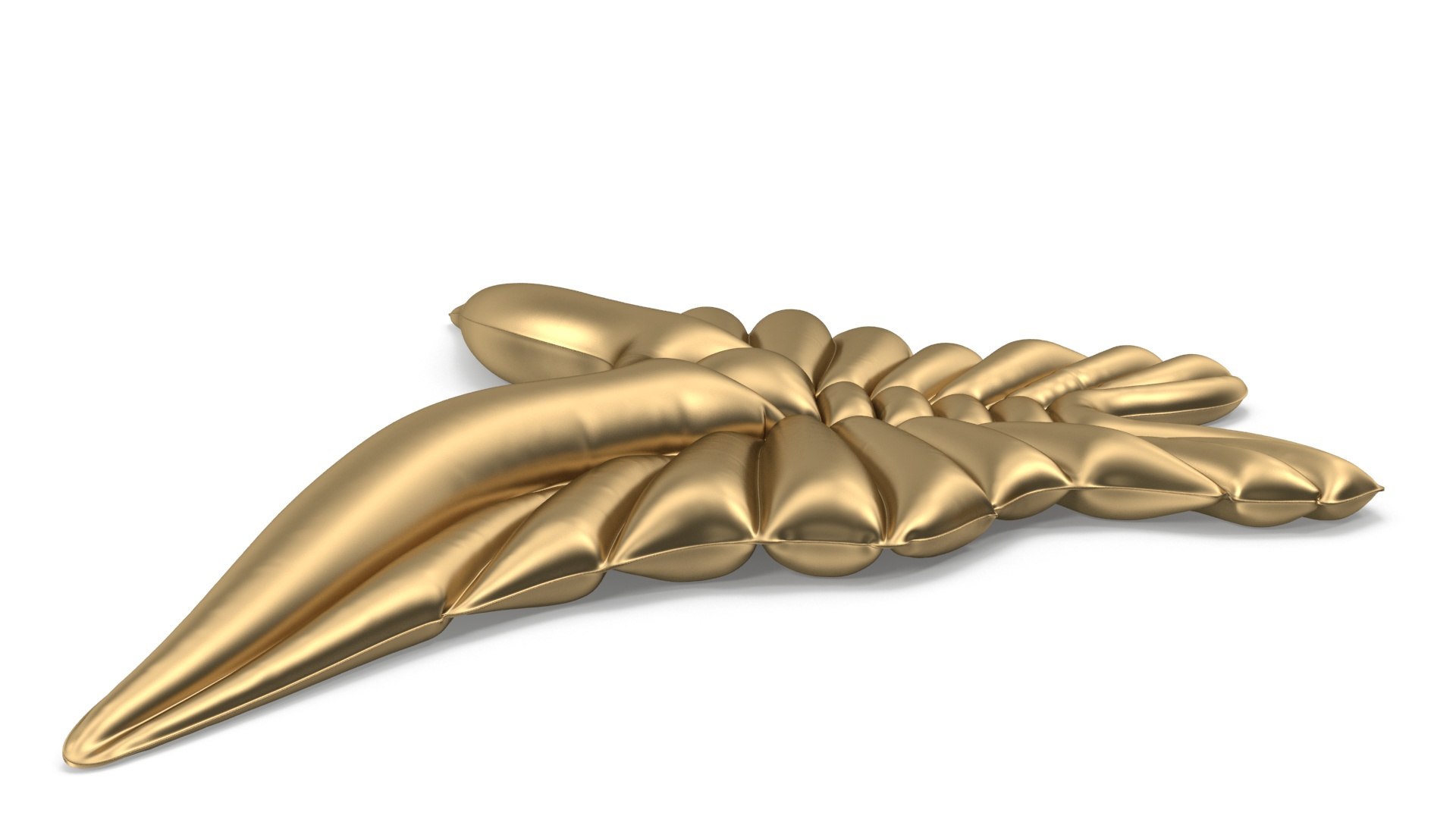 3D Model Gold Angel Wings Pool Float - TurboSquid 1756682
