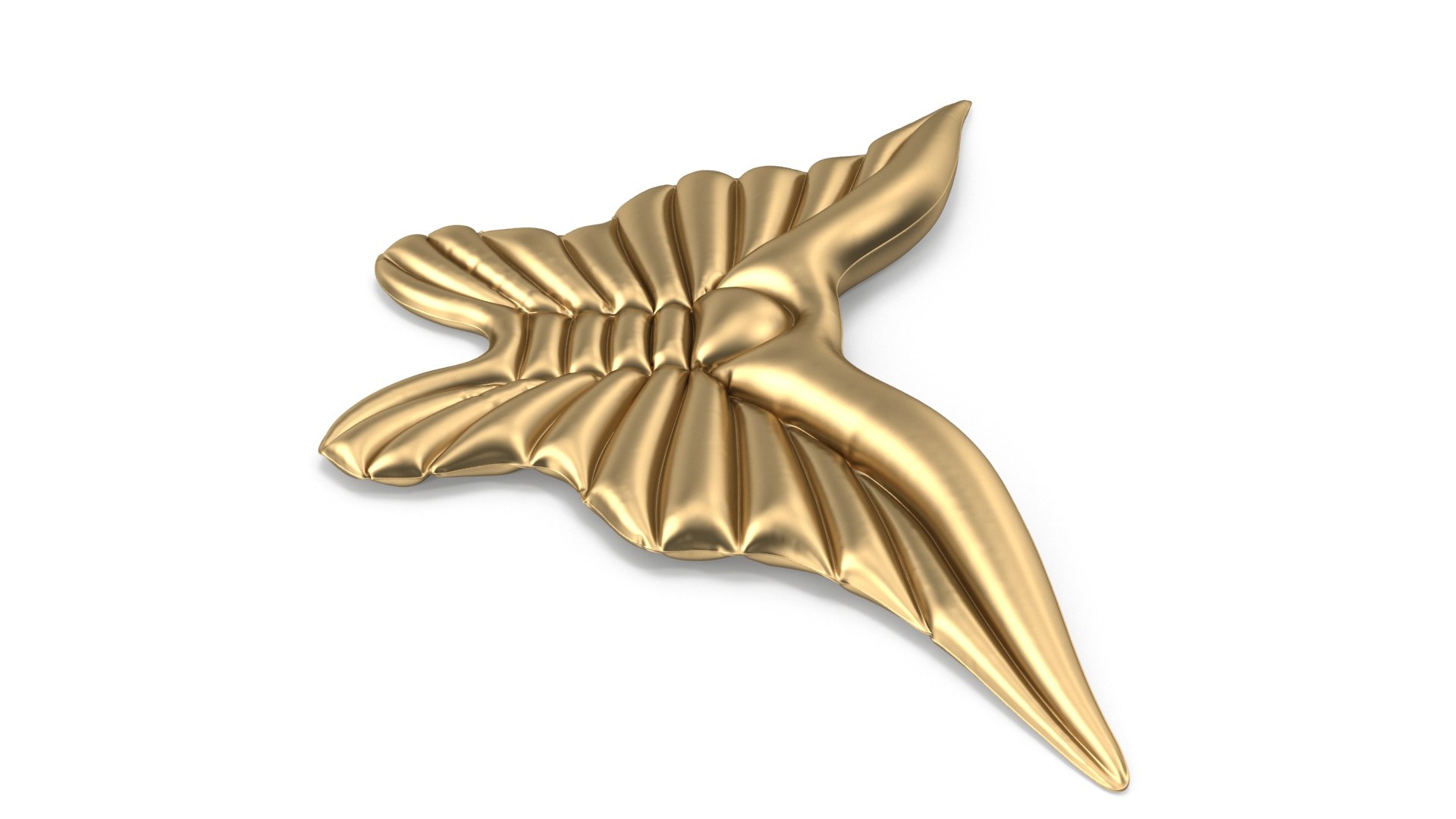 3D Model Gold Angel Wings Pool Float - TurboSquid 1756682