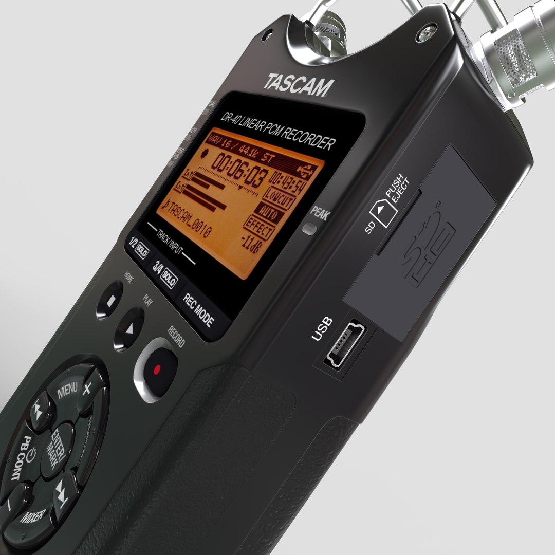 Tascam Dr 40 3d Max