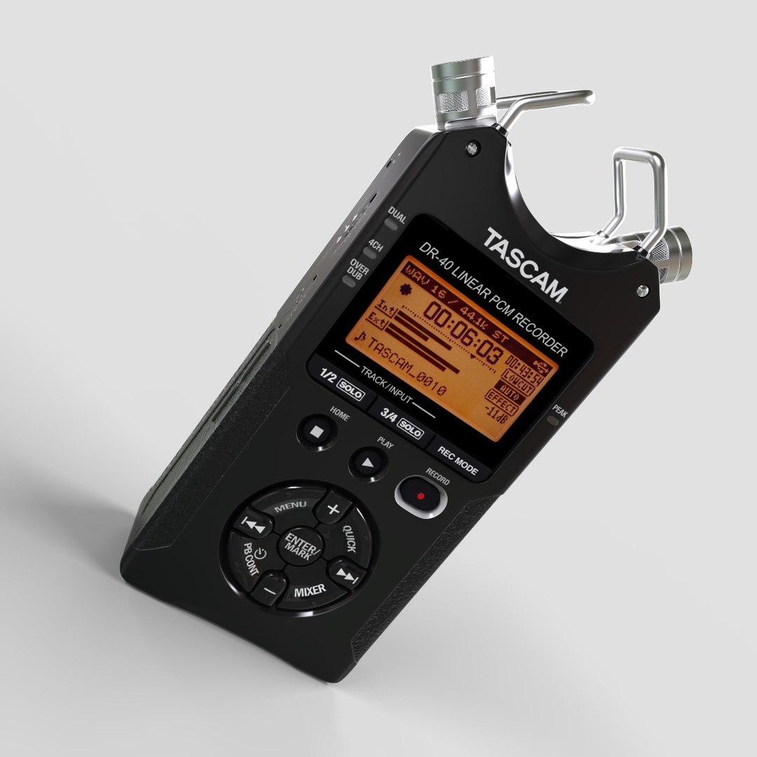 Tascam Dr 40 3d Max