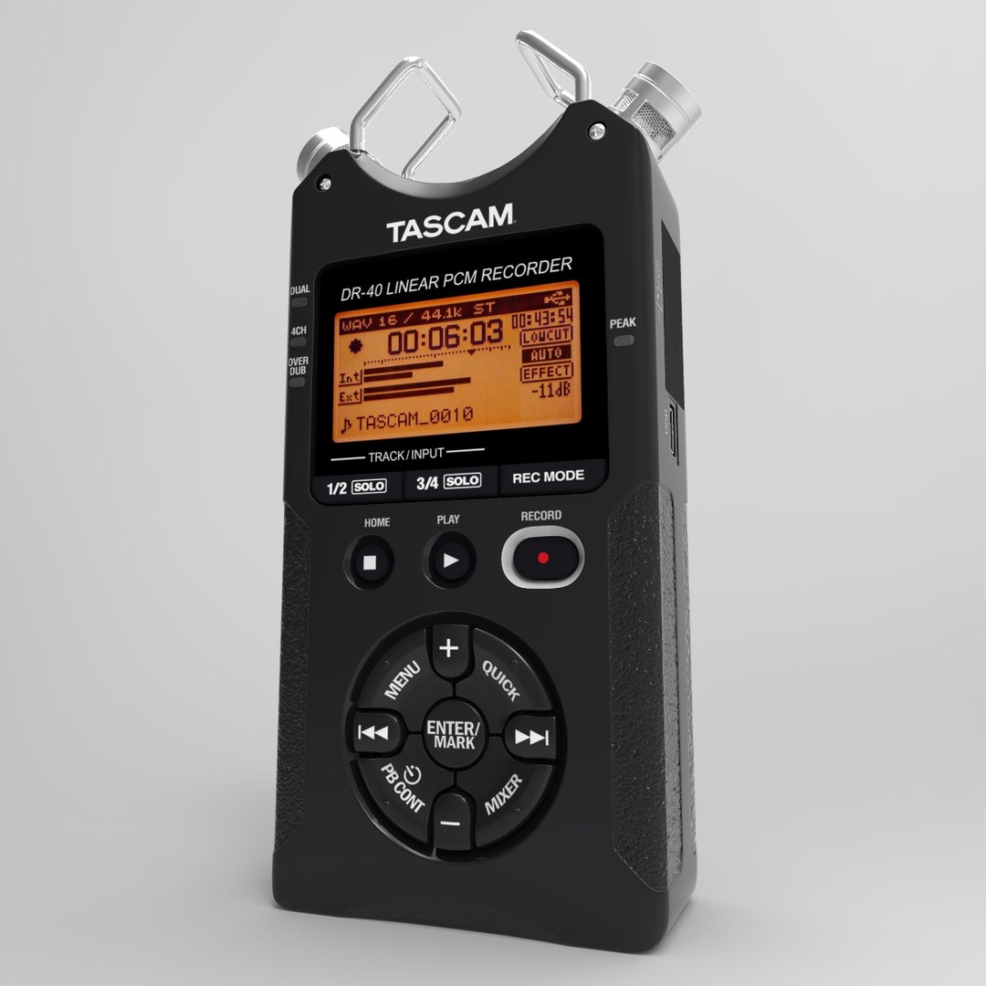 Tascam Dr 40 3d Max