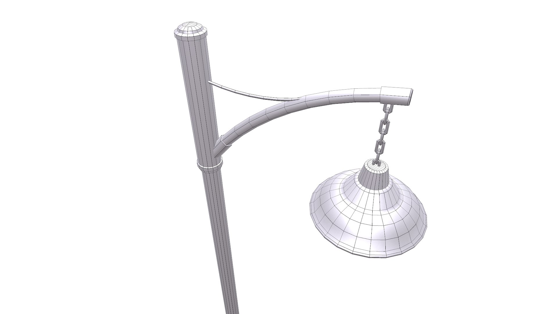 Lamp Post Game Ready Low-poly PBR 3D Model - TurboSquid 2072488