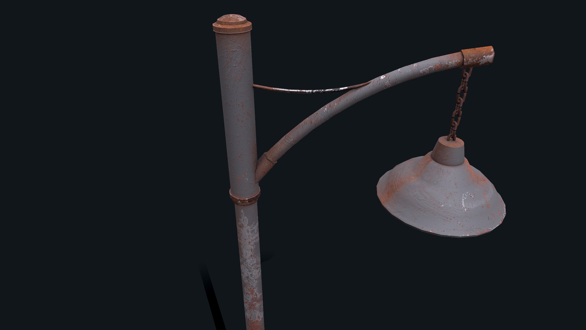 Lamp Post Game Ready Low-poly PBR 3D Model - TurboSquid 2072488