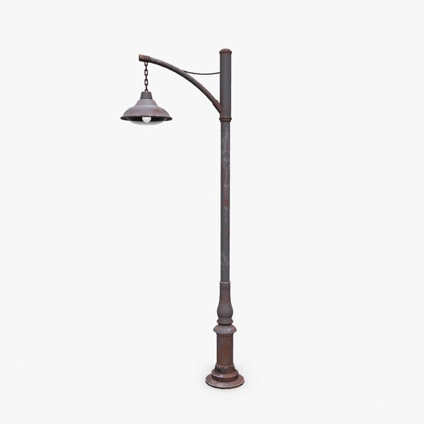 modelo 3d Lamp Post Game Ready Low-poly PBR - TurboSquid 2072488