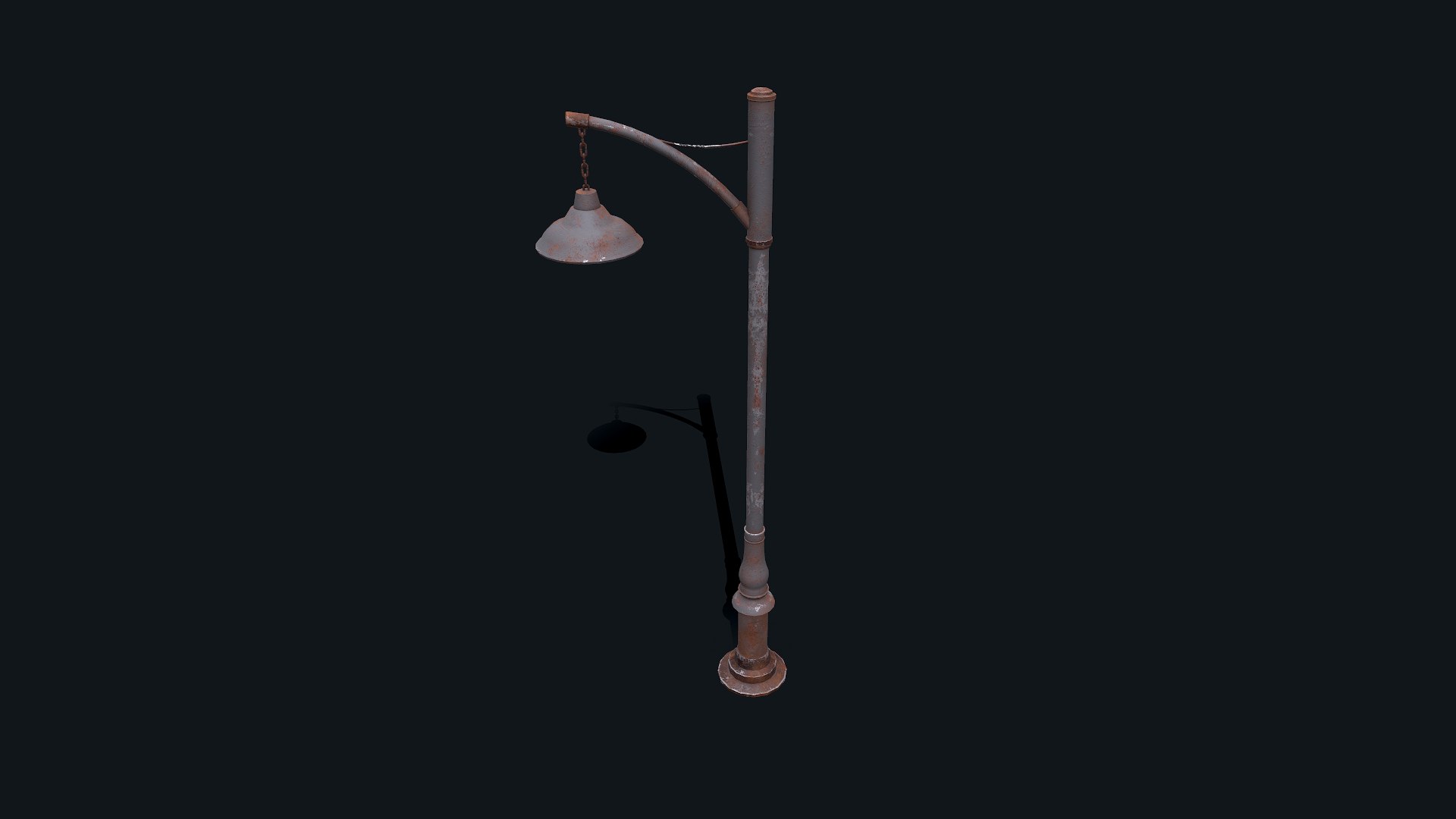 Lamp Post Game Ready Low-poly PBR 3D Model - TurboSquid 2072488