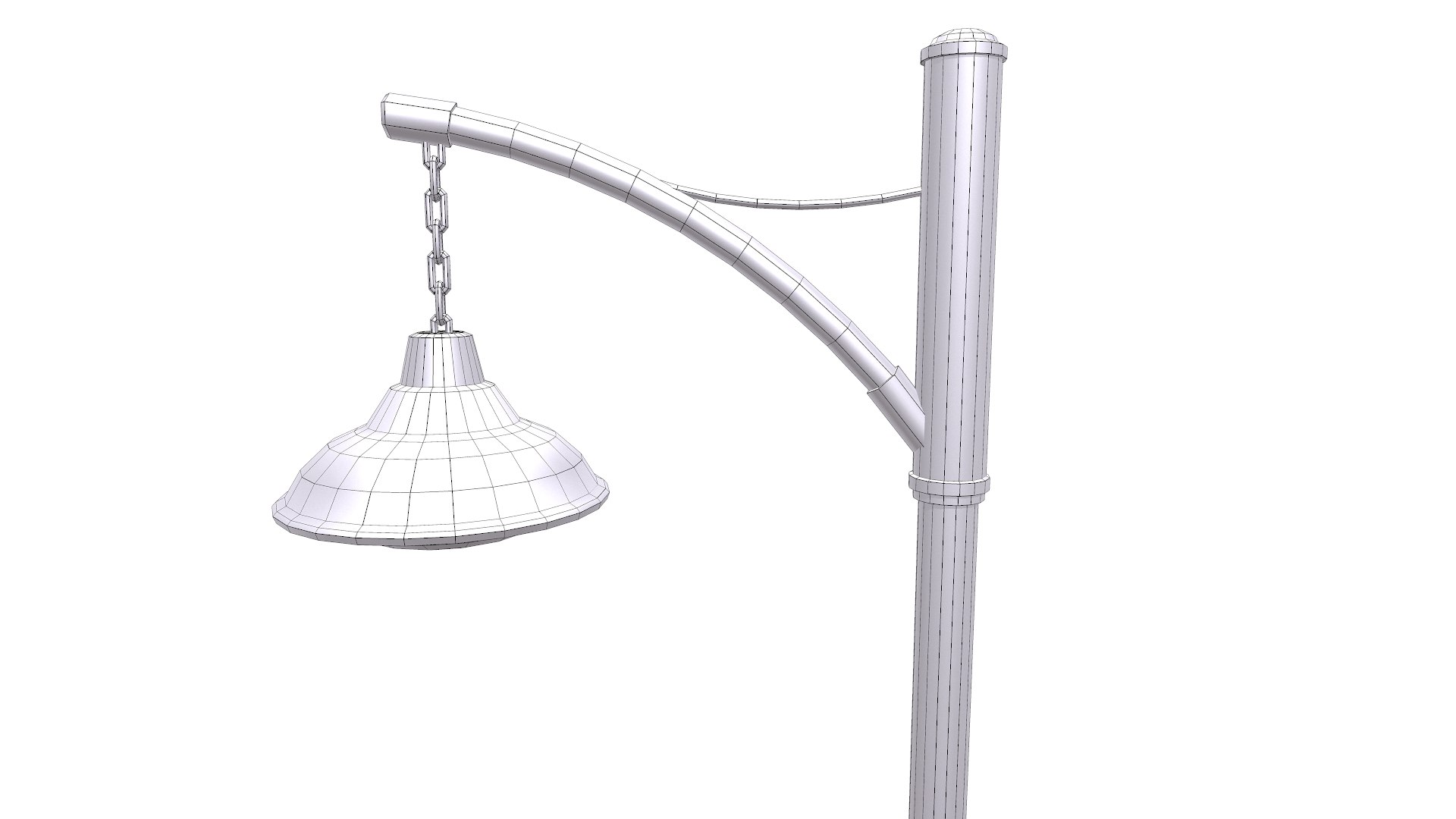 Lamp Post Game Ready Low-poly PBR 3D Model - TurboSquid 2072488