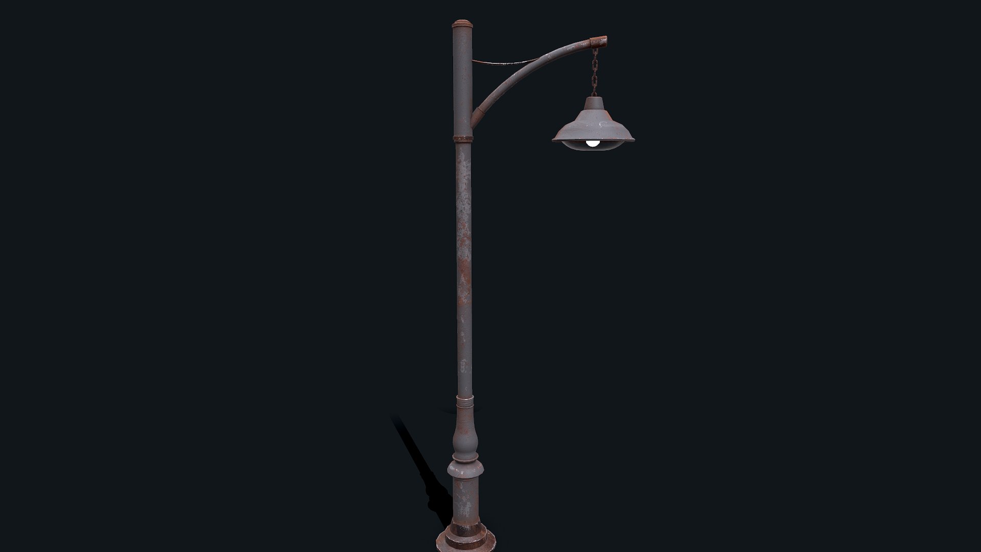 Lamp Post Game Ready Low-poly PBR 3D Model - TurboSquid 2072488