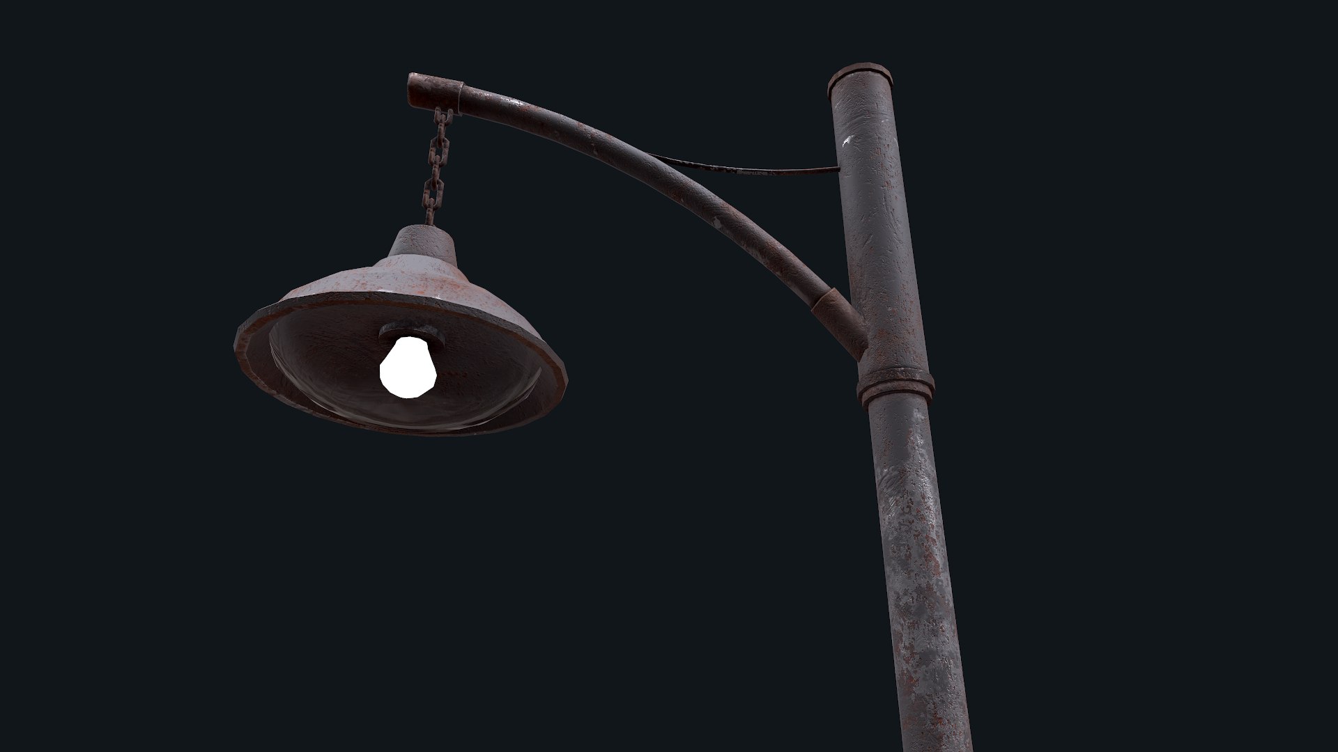 Lamp Post Game Ready Low-poly PBR 3D Model - TurboSquid 2072488