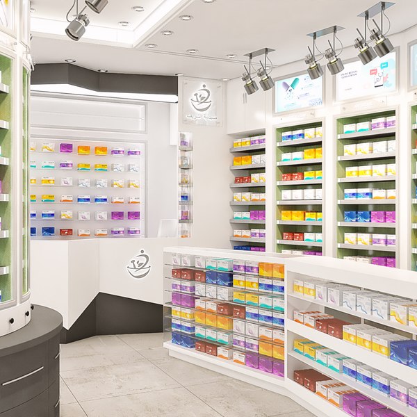 3D retail walgreens building - TurboSquid 1238856