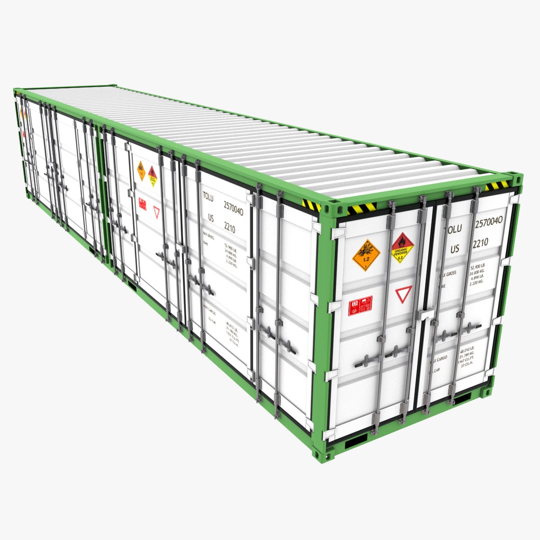 iso open shipping container