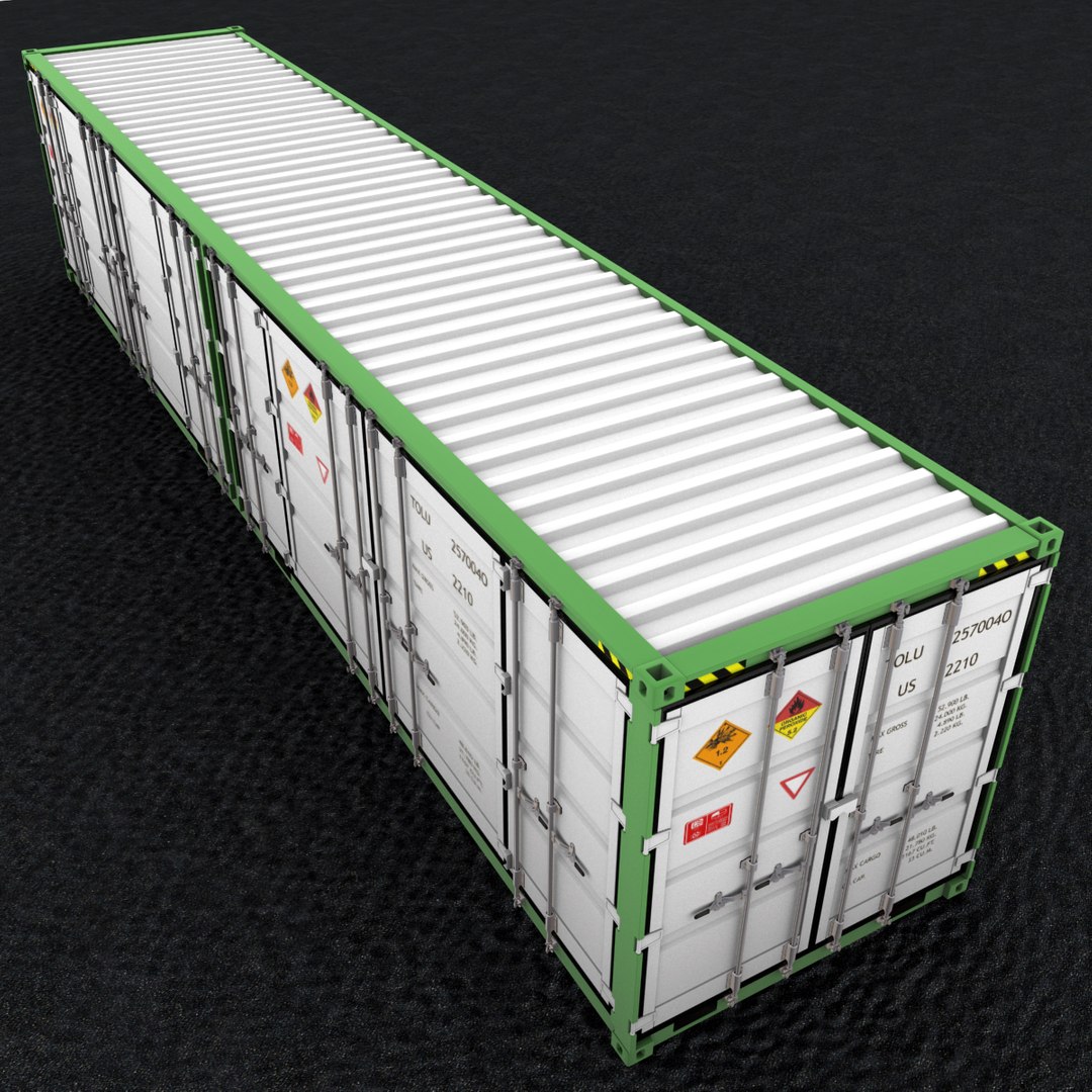 iso open shipping container