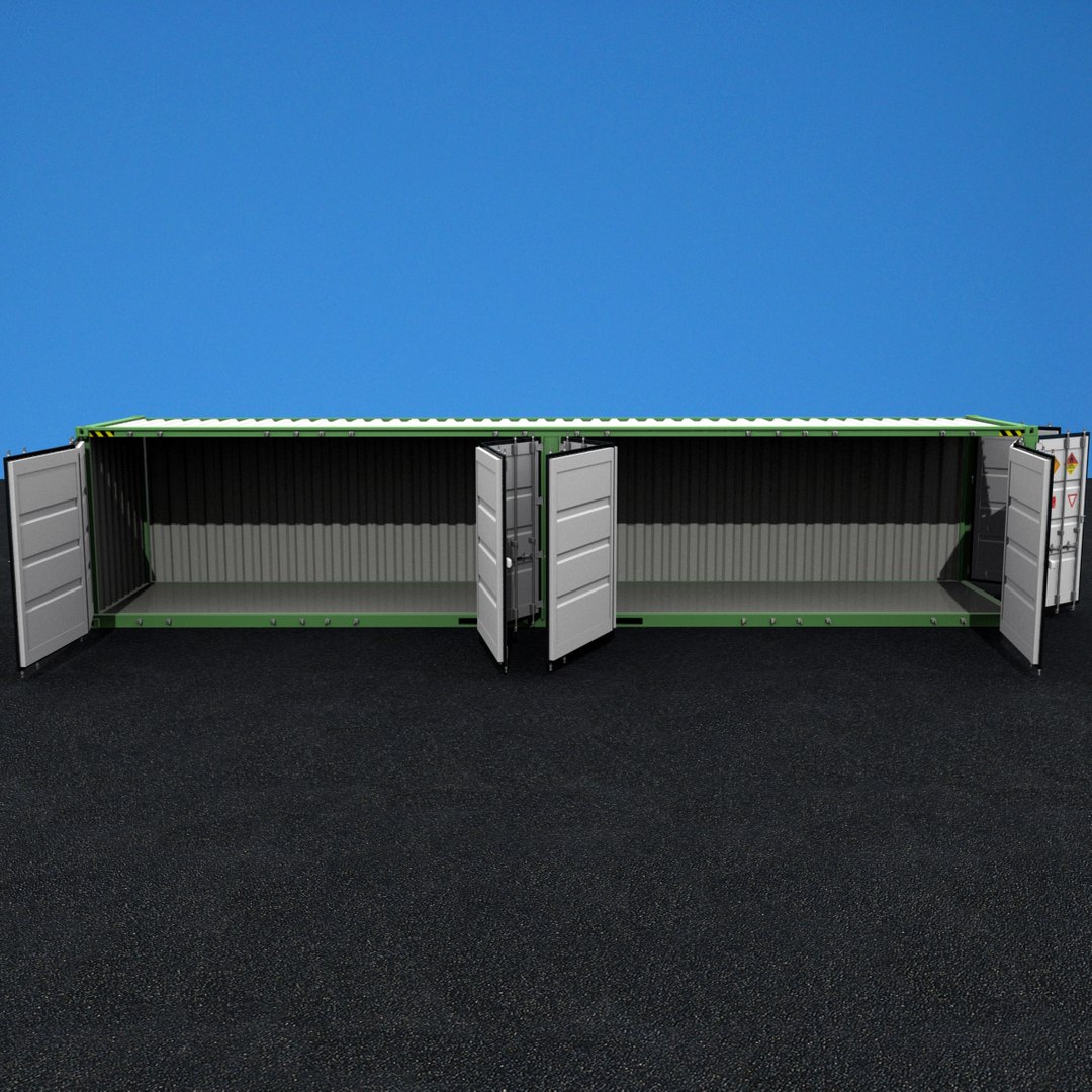 iso open shipping container