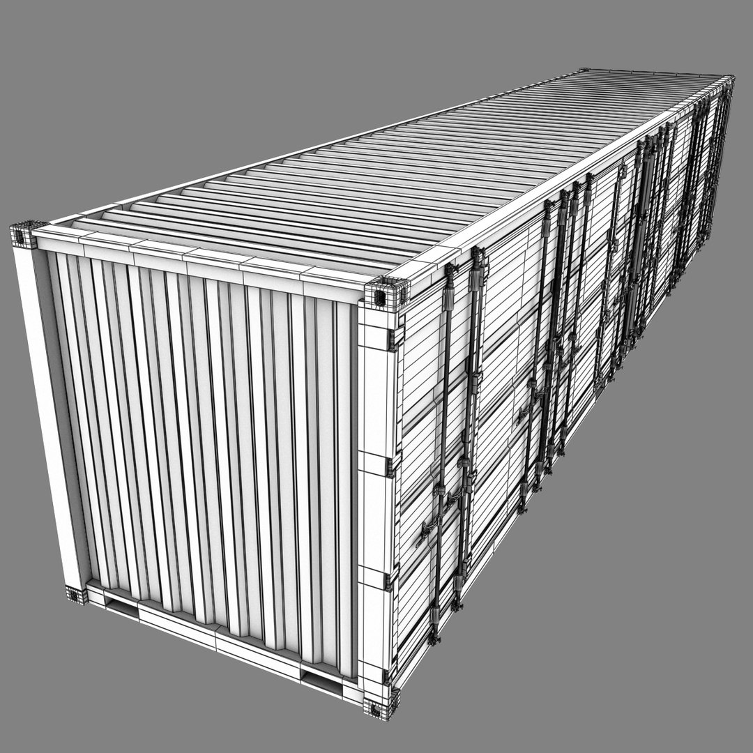 iso open shipping container