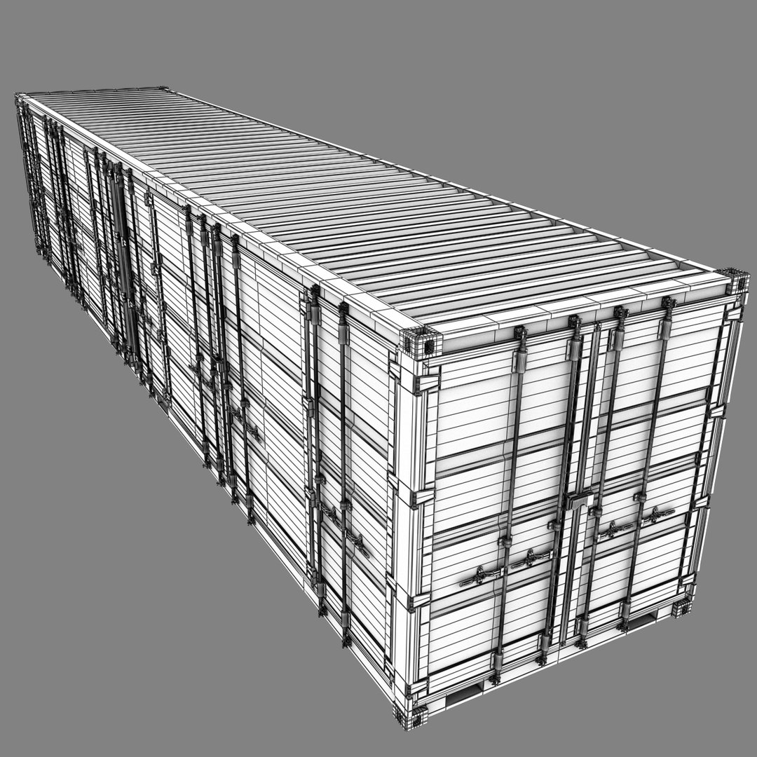 iso open shipping container