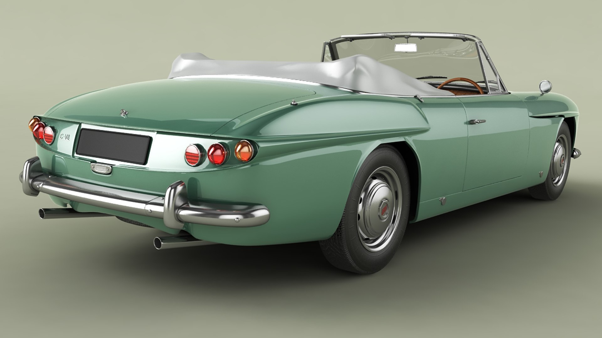 Jensen C-V8 Drophead Model - TurboSquid 2237367