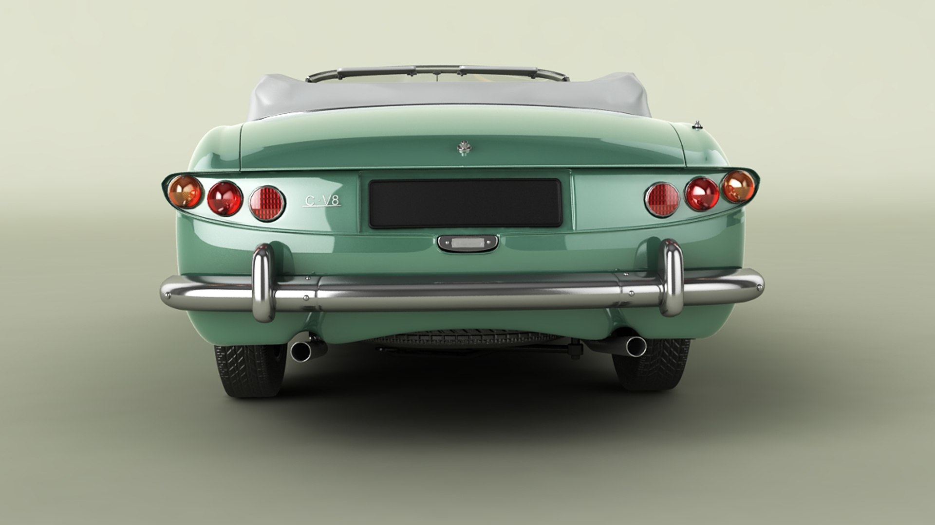 Jensen C-V8 Drophead Model - TurboSquid 2237367