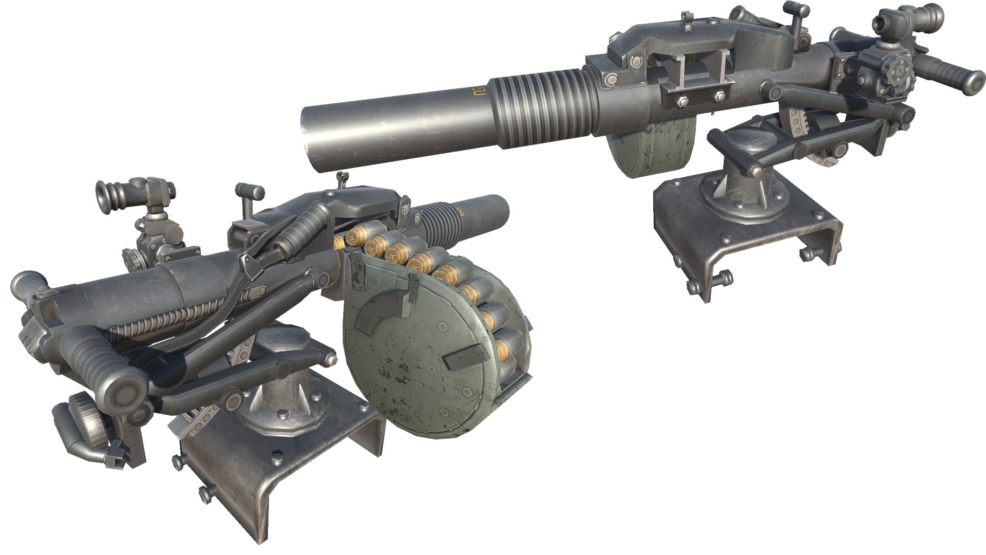 3D Model 02-6G28-Balkan-gun Model 3d Game Ready Model Low-poly 3D Model ...