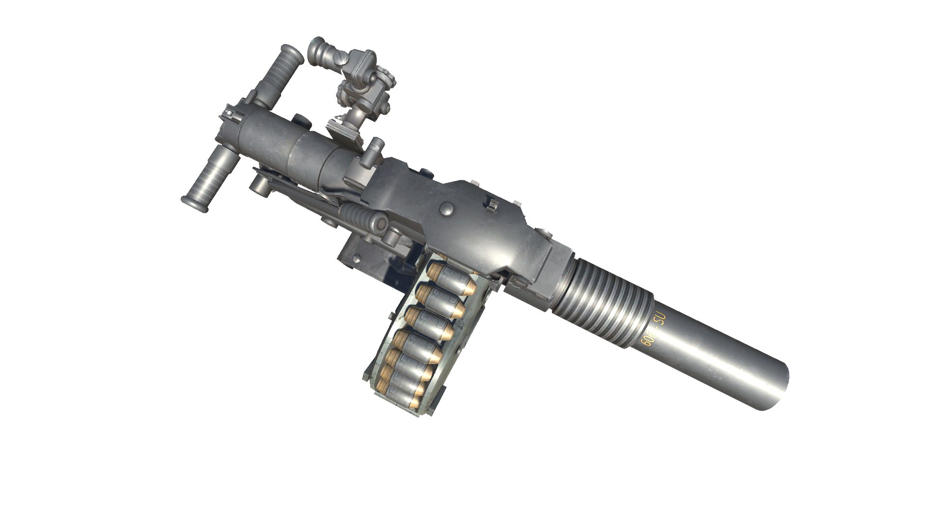 3D Model 02-6G28-Balkan-gun Model 3d Game Ready Model Low-poly 3D Model ...