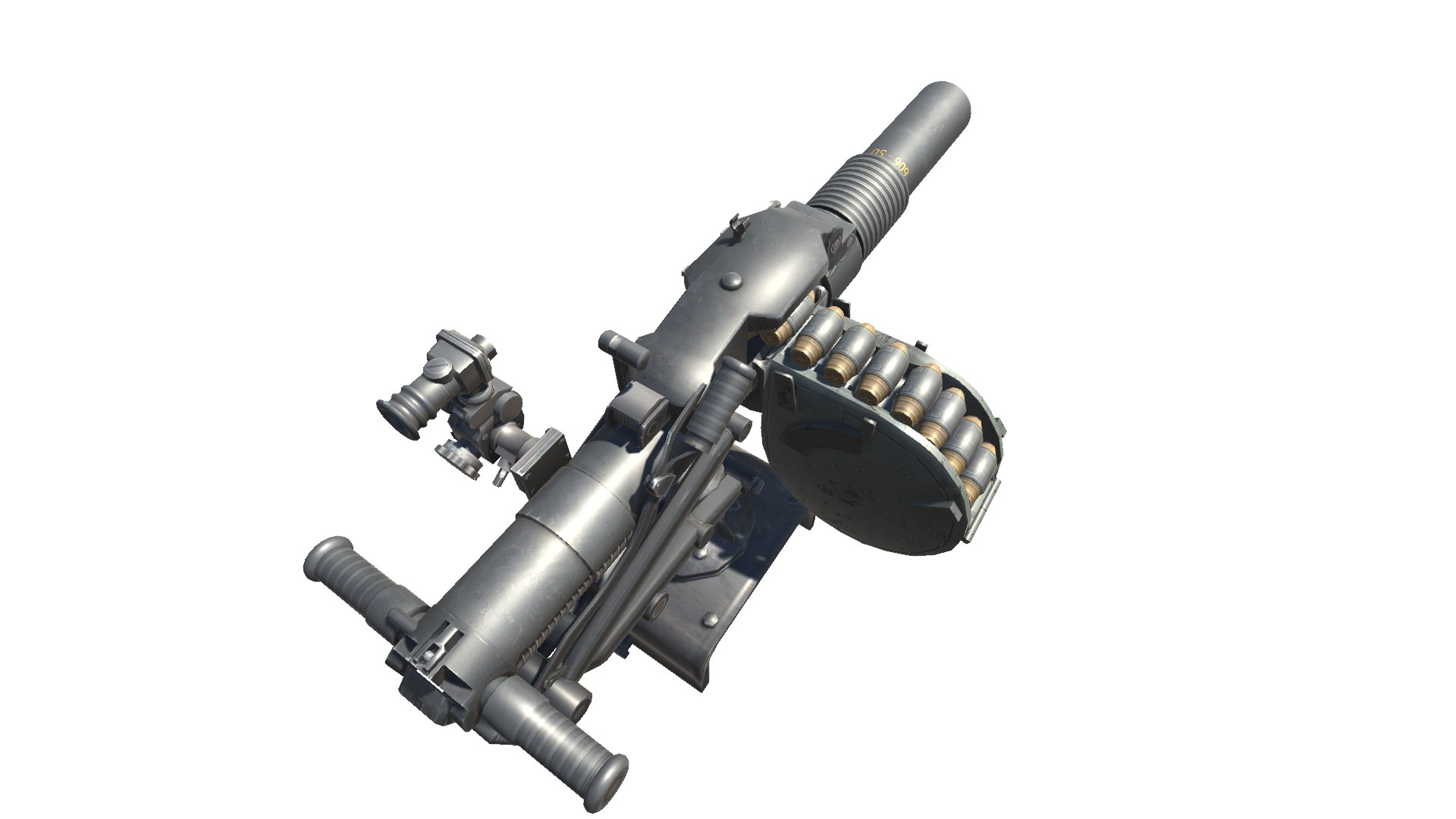 3D Model 02-6G28-Balkan-gun Model 3d Game Ready Model Low-poly 3D Model ...