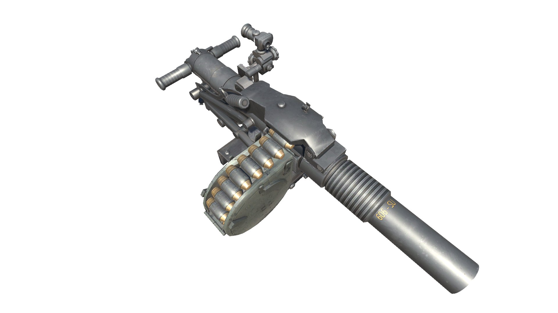 3D Model 02-6G28-Balkan-gun Model 3d Game Ready Model Low-poly 3D Model ...