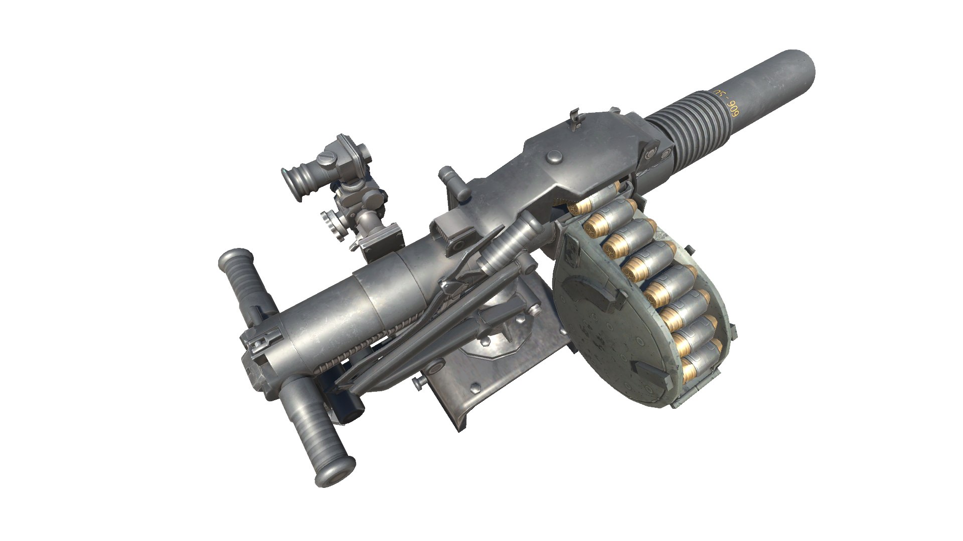 3D Model 02-6G28-Balkan-gun Model 3d Game Ready Model Low-poly 3D Model ...