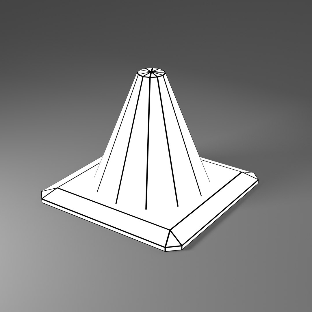 Free Hazard Cone Type 2 Model - TurboSquid 1715347