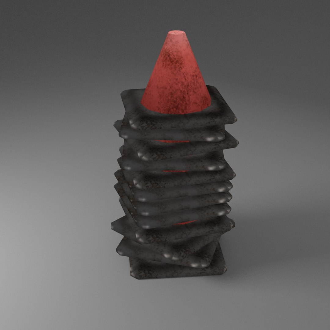 Free Hazard Cone Type 2 Model - TurboSquid 1715347
