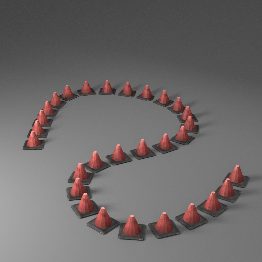 Free Hazard Cone Type 2 Model - TurboSquid 1715347