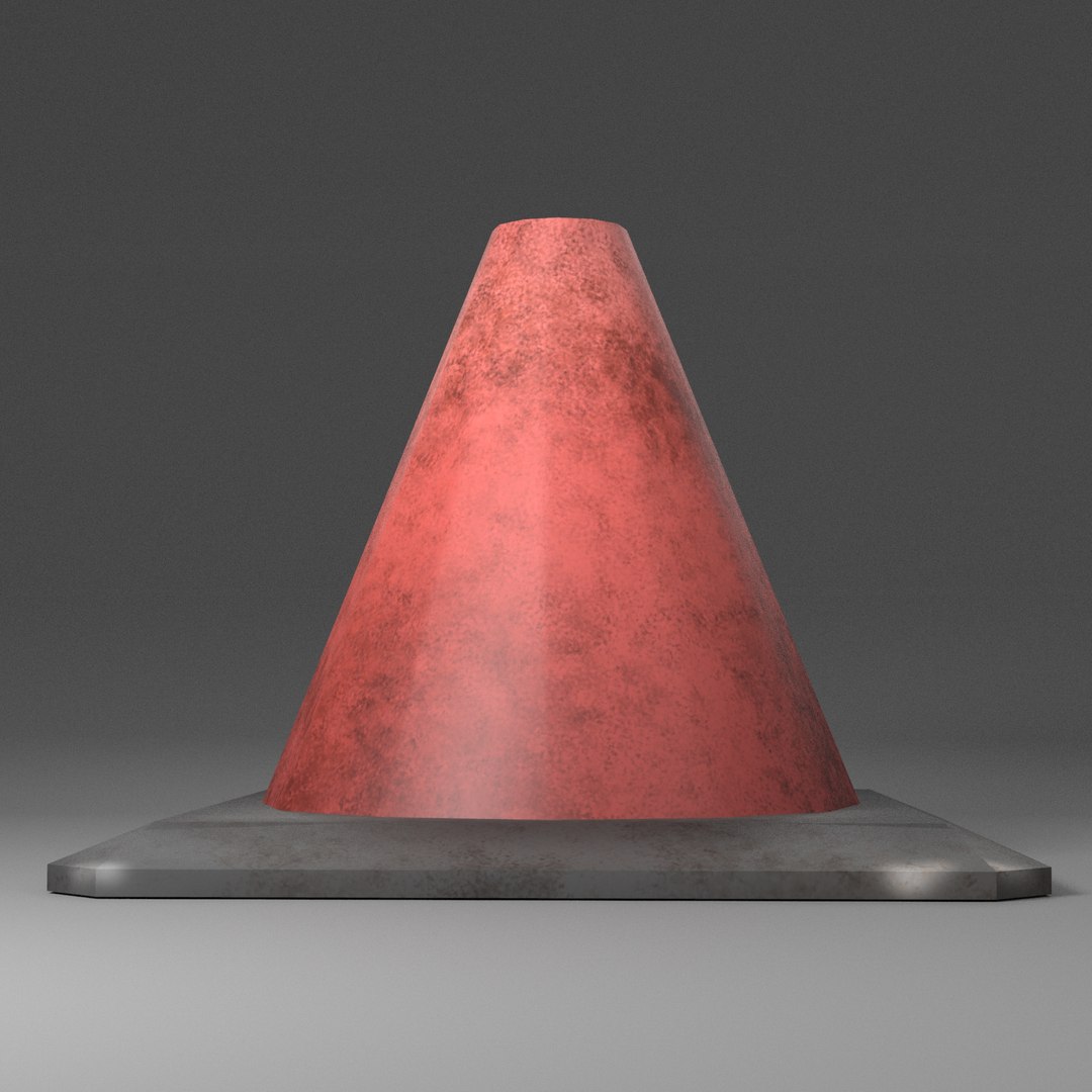 Free Hazard Cone Type 2 Model - TurboSquid 1715347