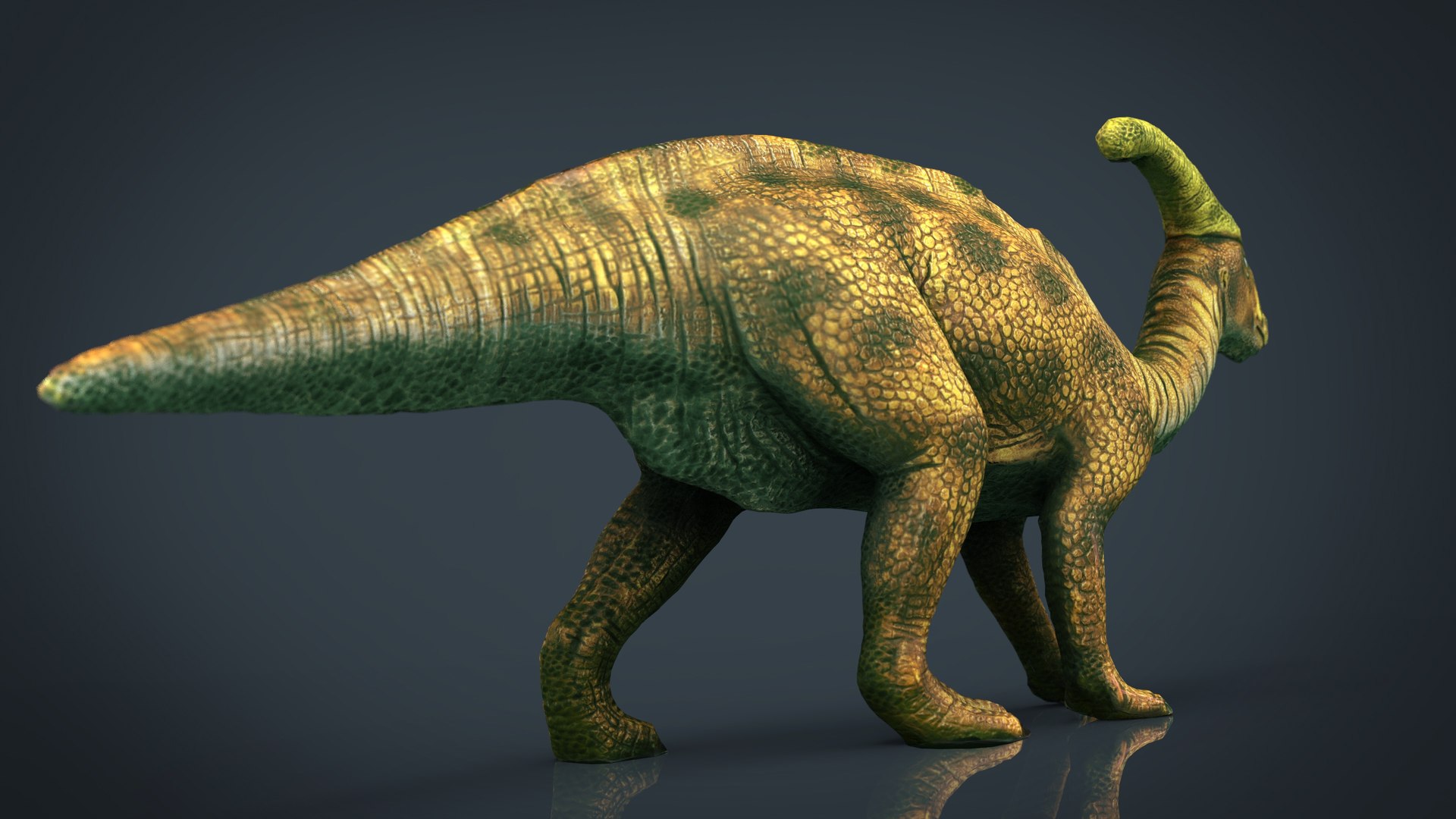 3D Realistic Tsintaosaurus Model - TurboSquid 1205963