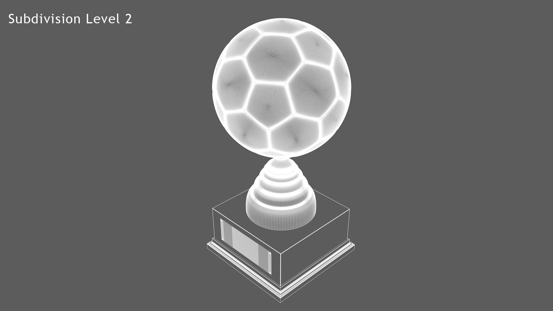 3D Soccer Trophy Model - TurboSquid 1870080